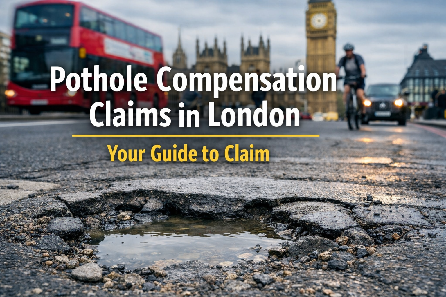 Pothole Compensation Claims in London: Your Guide to Claim - DawnSolicitors